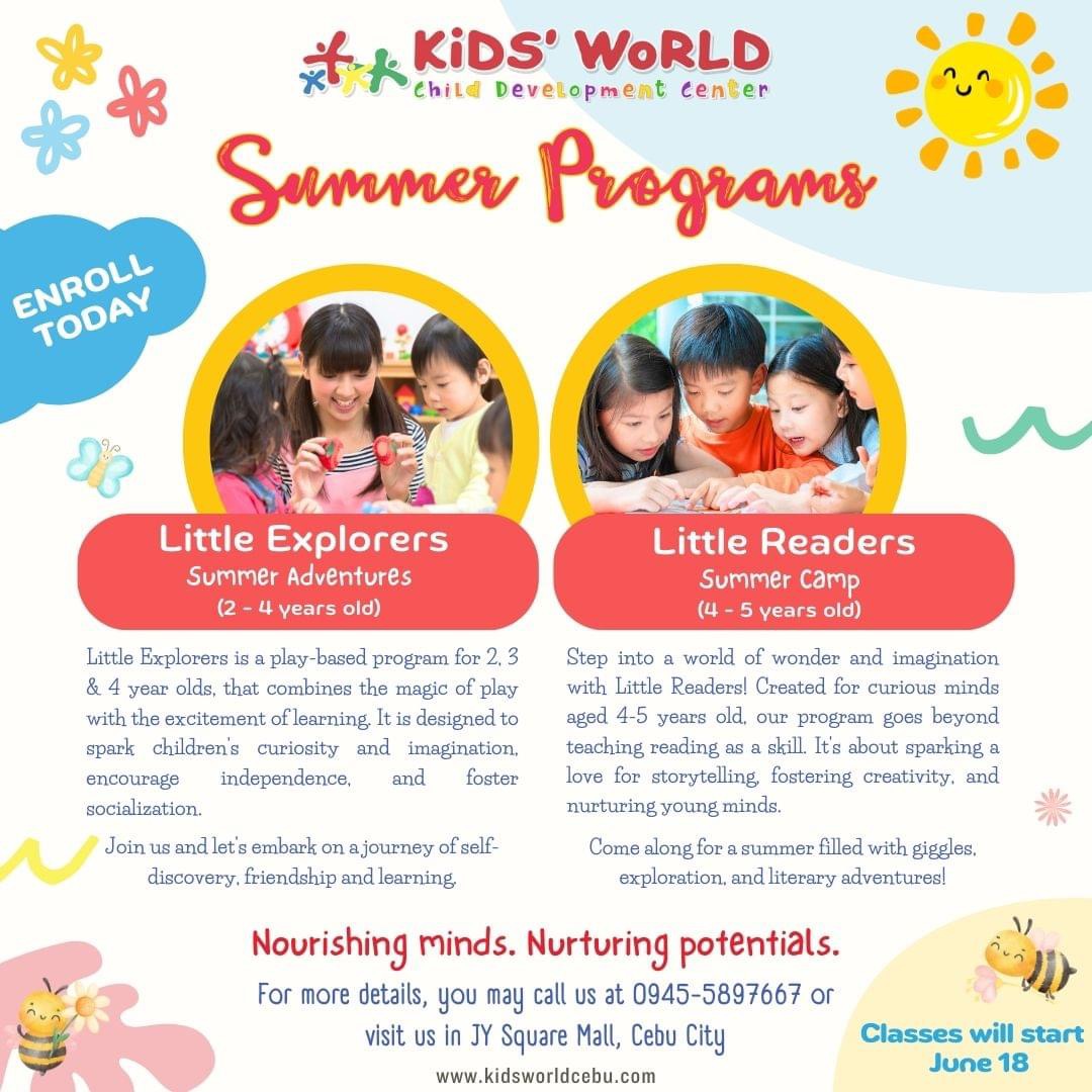 2024 Summer Programs - Kids' World